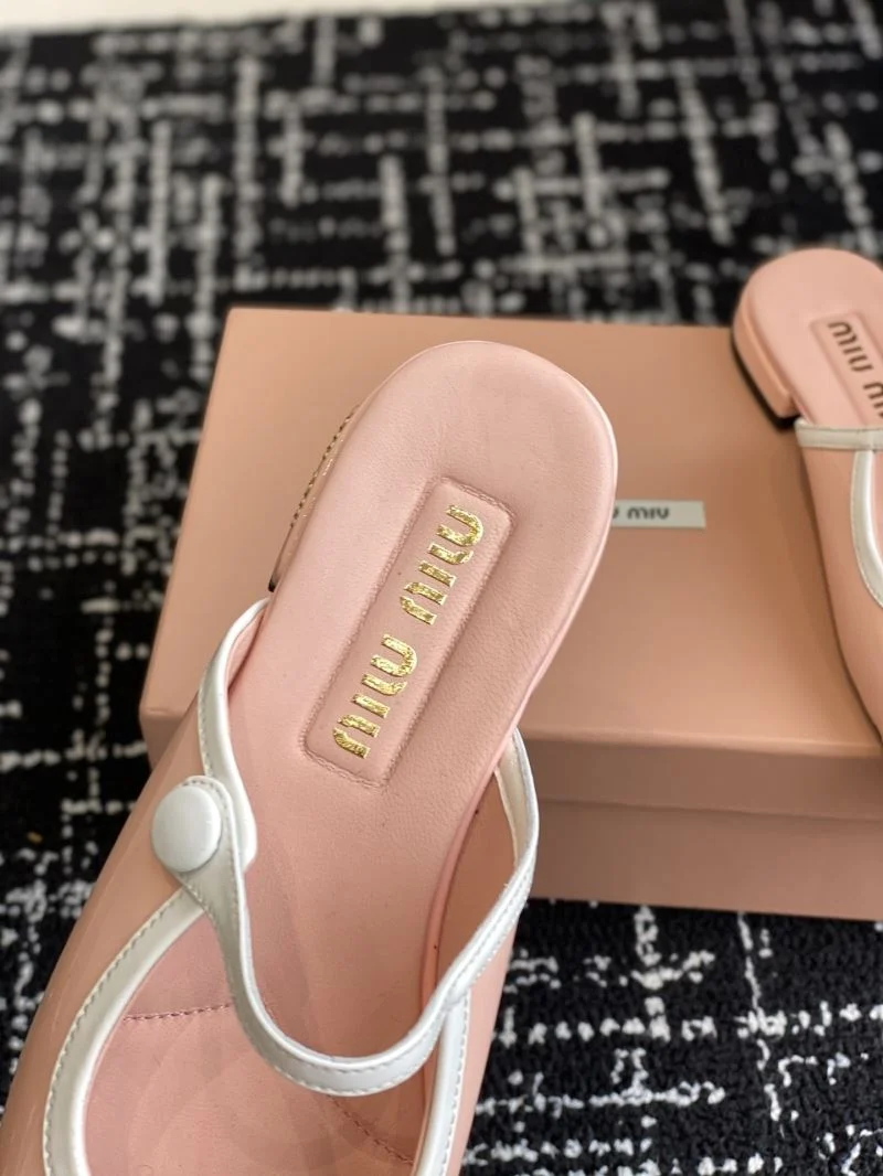 Brand-authenticated Miu Miu Sandals