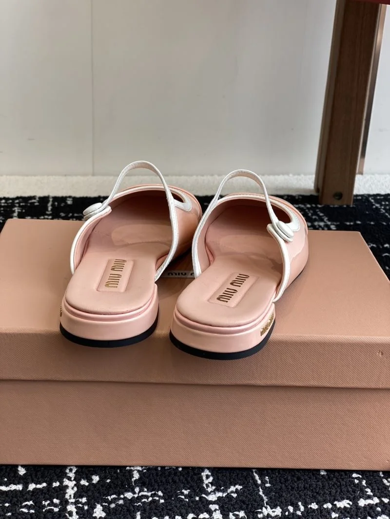 Brand-authenticated Miu Miu Sandals