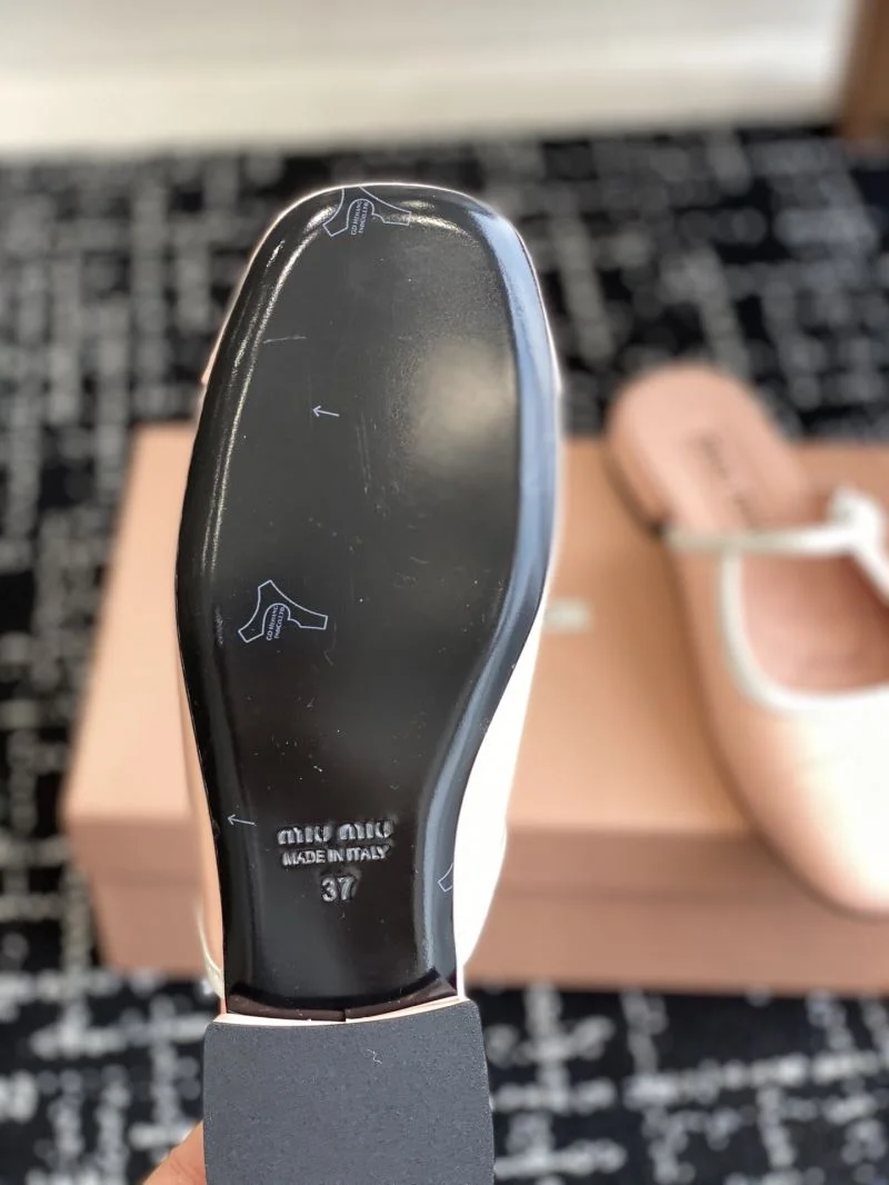 Brand-authenticated Miu Miu Sandals