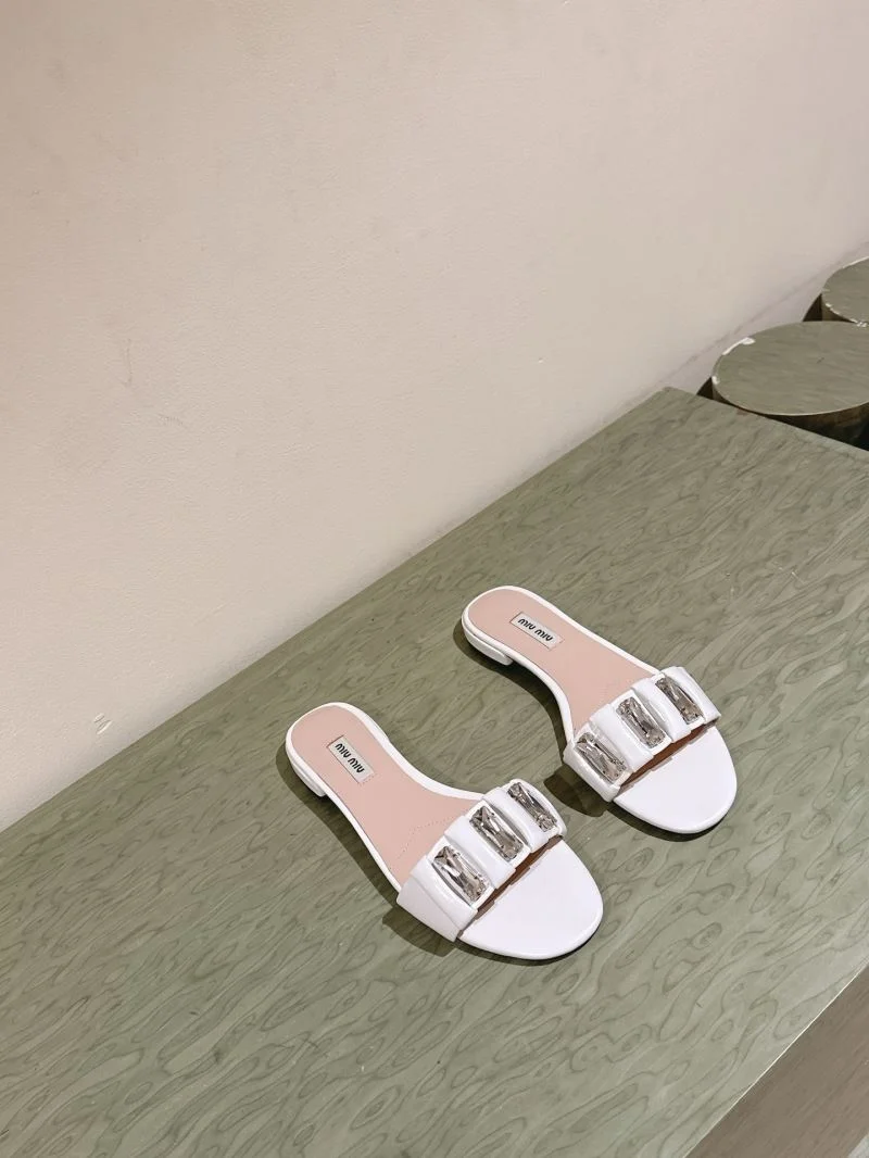 Brand-authenticated Miu Miu Sandals