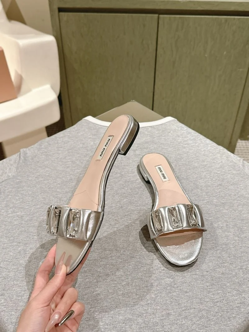 Exact replica Miu Miu Sandals