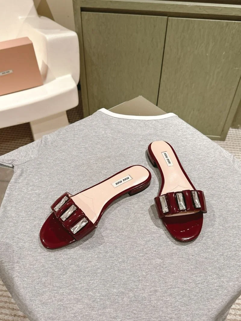 Top mirror Miu Miu Sandals