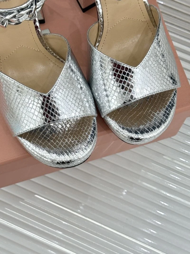 Top mirror Miu Miu Sandals