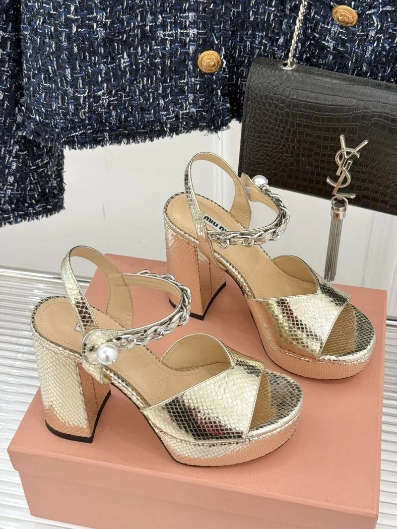 High fidelity Miu Miu Sandals