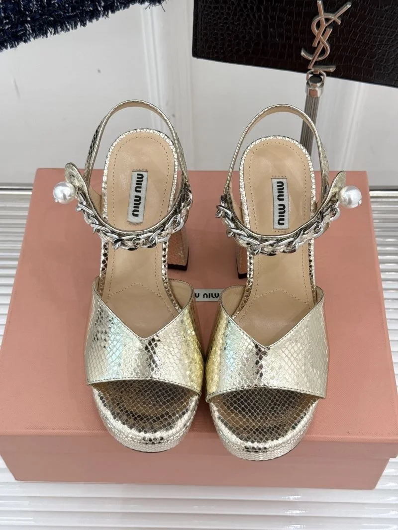 High fidelity Miu Miu Sandals