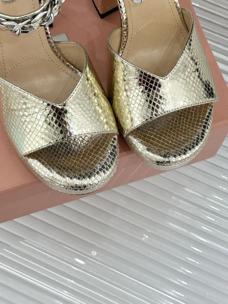 High fidelity Miu Miu Sandals