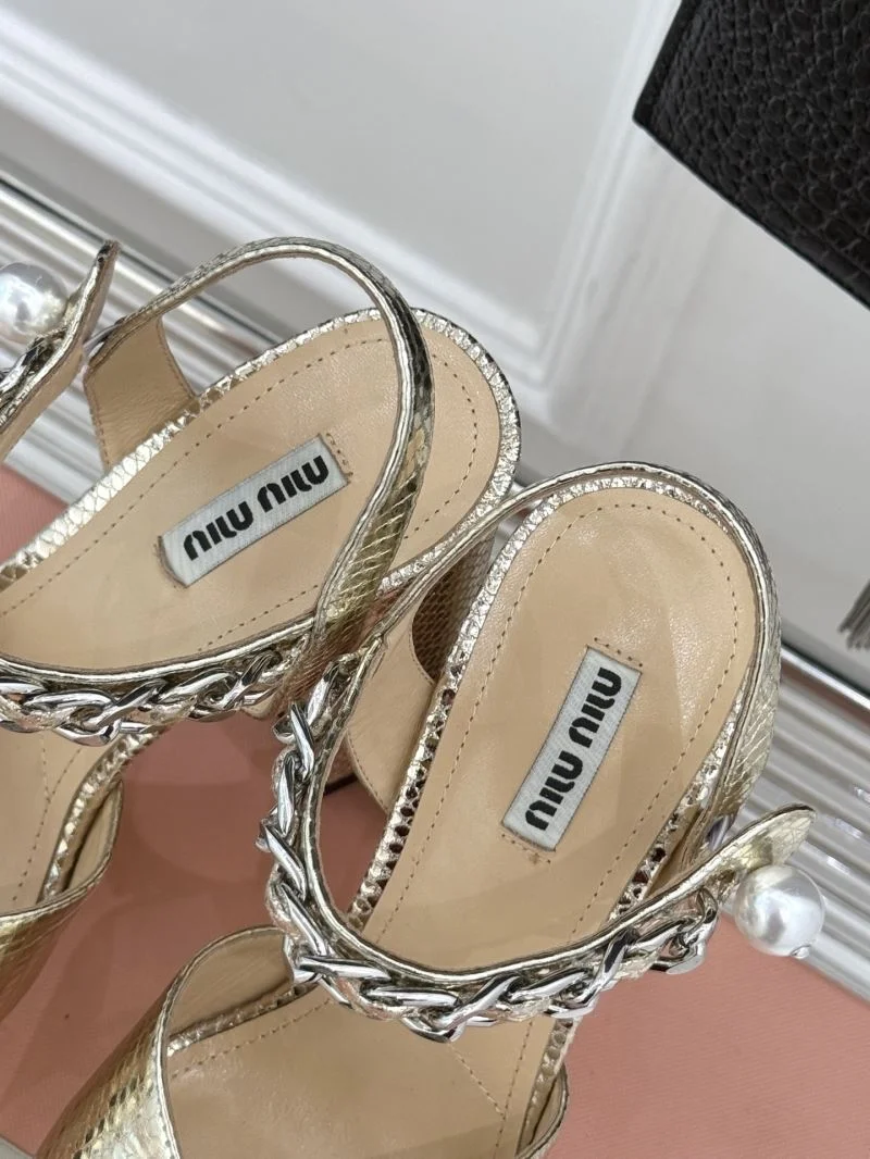 High fidelity Miu Miu Sandals