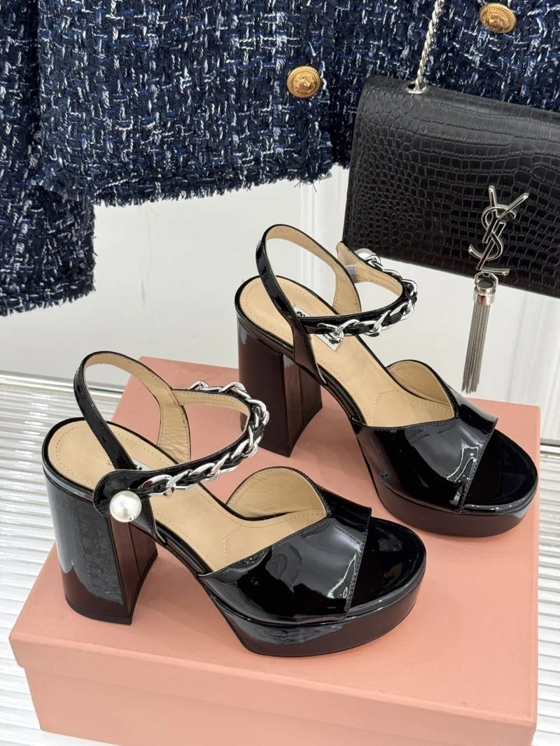 Top mirror Miu Miu Sandals