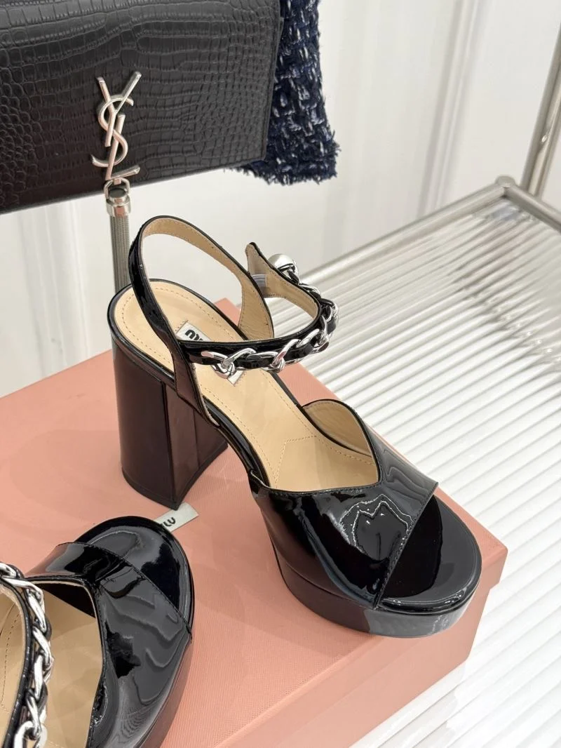 Top mirror Miu Miu Sandals