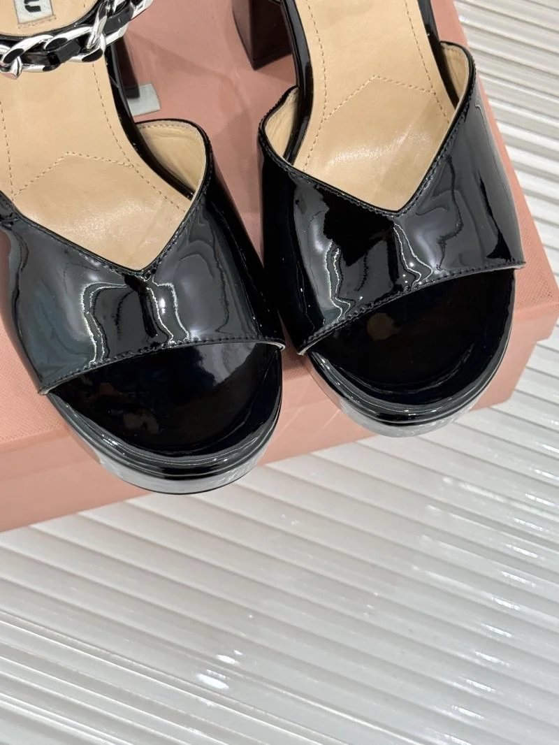 Top mirror Miu Miu Sandals