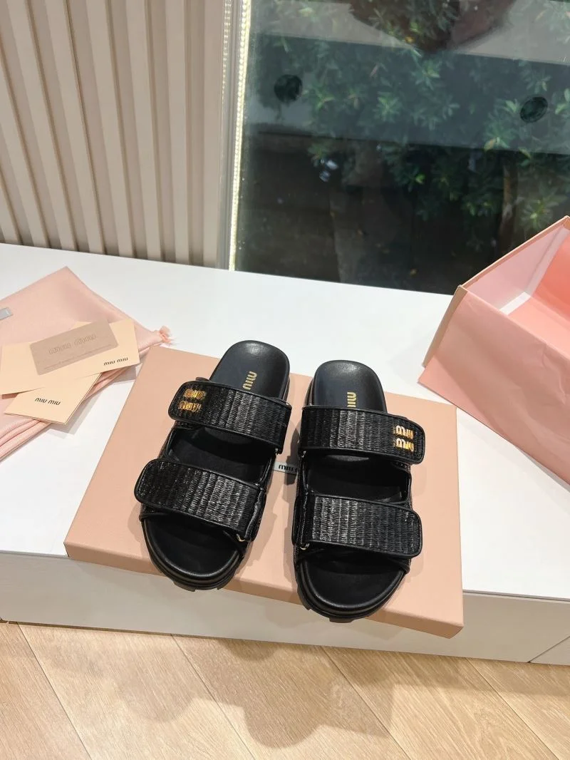 Exact replica Miu Miu Sandals