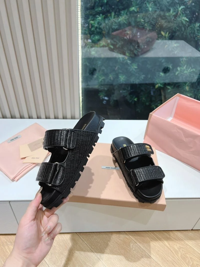 Exact replica Miu Miu Sandals