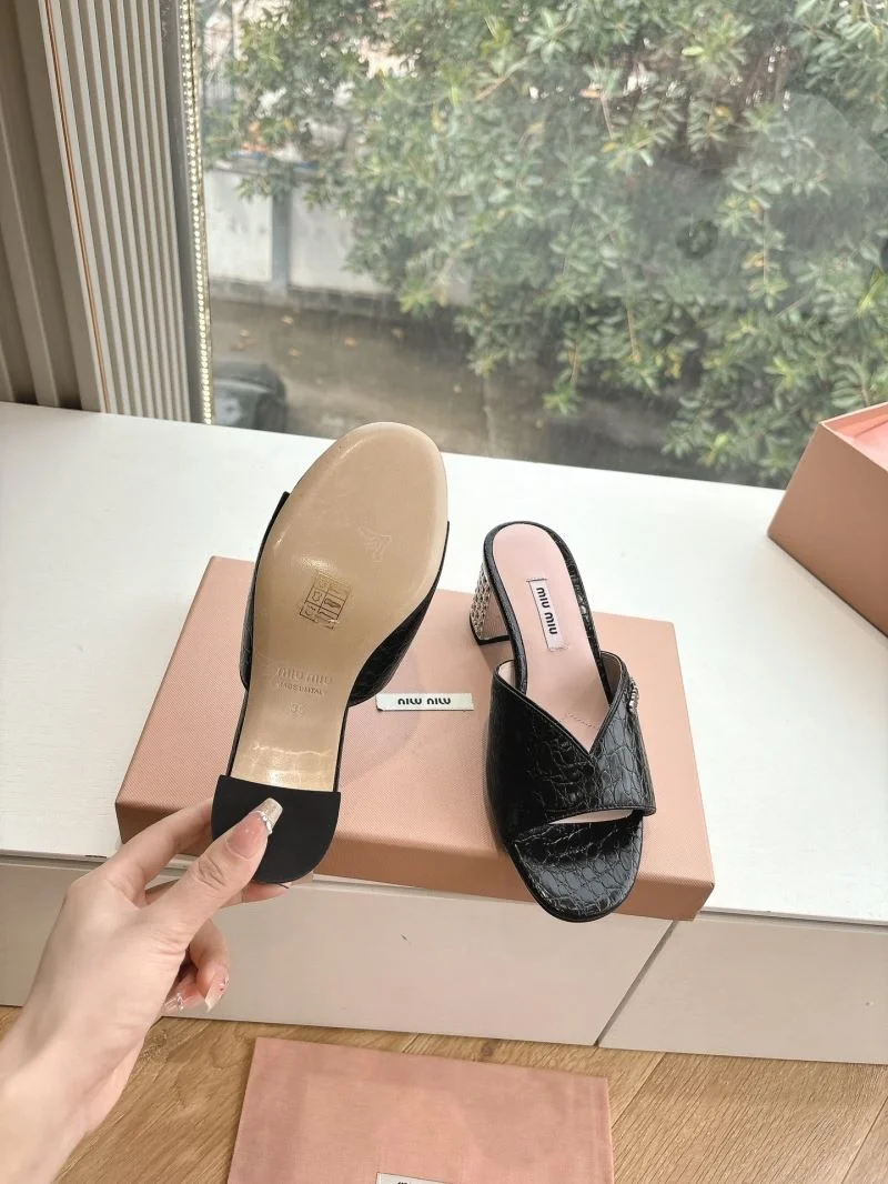 Exact replica Miu Miu Sandals