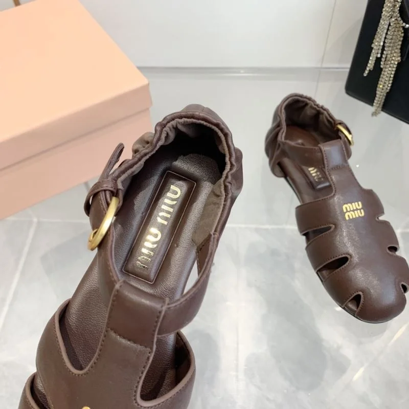 Exact replica Miu Miu Sandals