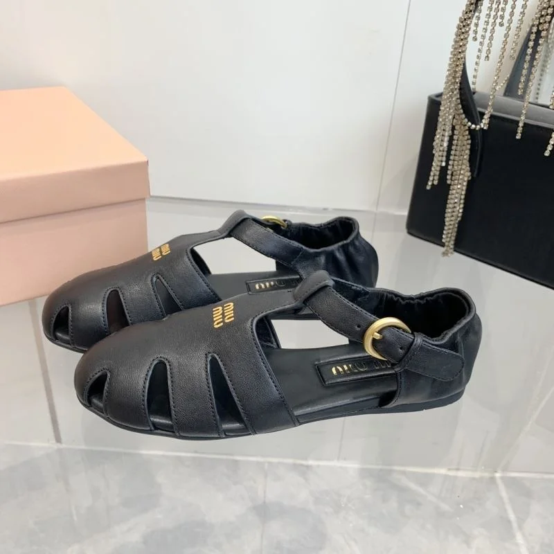 Brand-authenticated Miu Miu Sandals