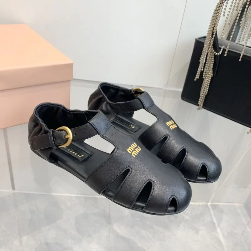 Brand-authenticated Miu Miu Sandals