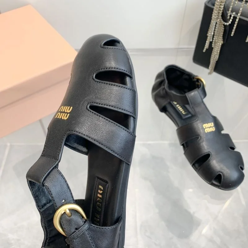 Brand-authenticated Miu Miu Sandals