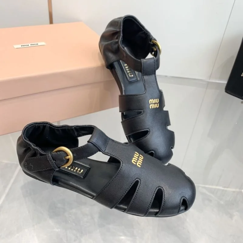 Brand-authenticated Miu Miu Sandals
