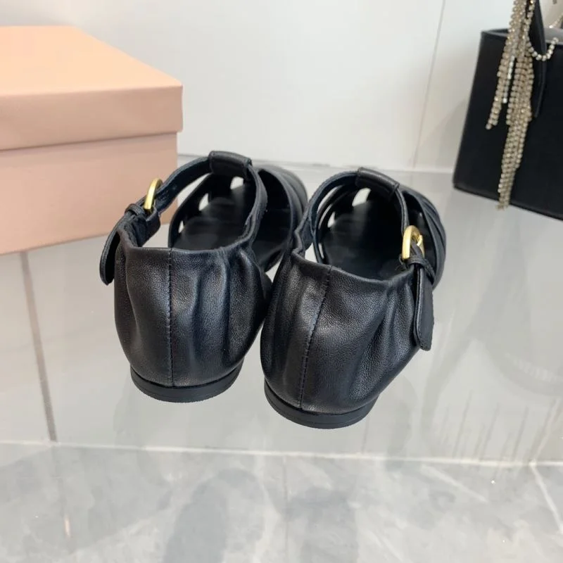 Brand-authenticated Miu Miu Sandals