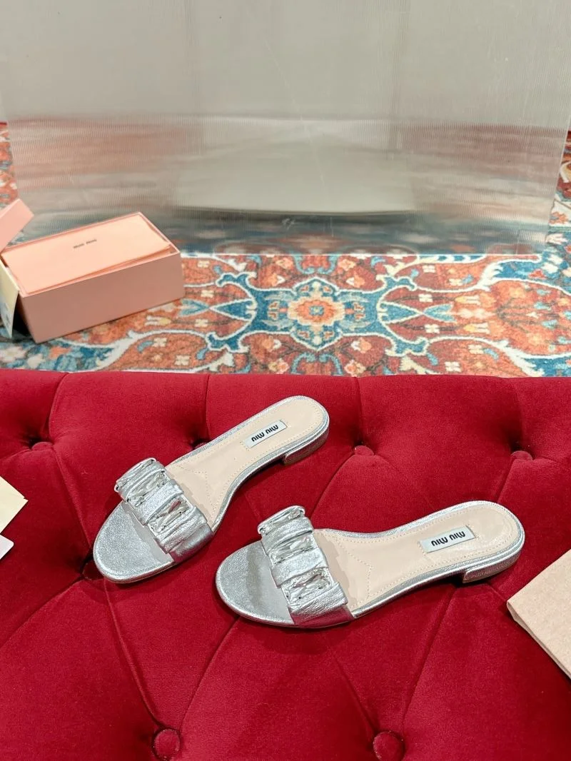 Brand-authenticated Miu Miu Sandals