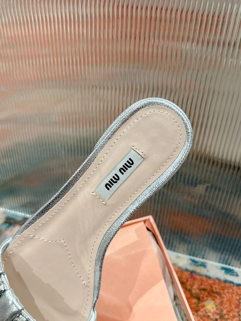 Brand-authenticated Miu Miu Sandals