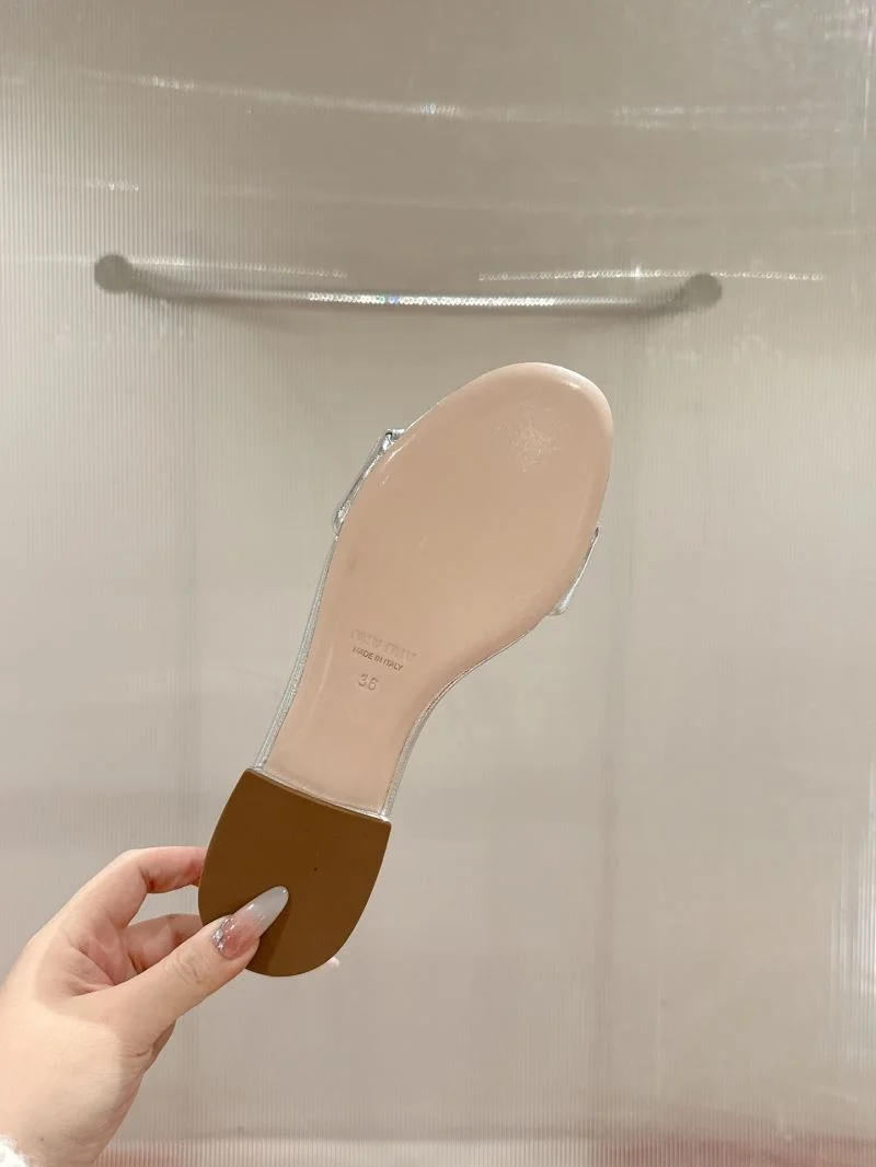 Brand-authenticated Miu Miu Sandals