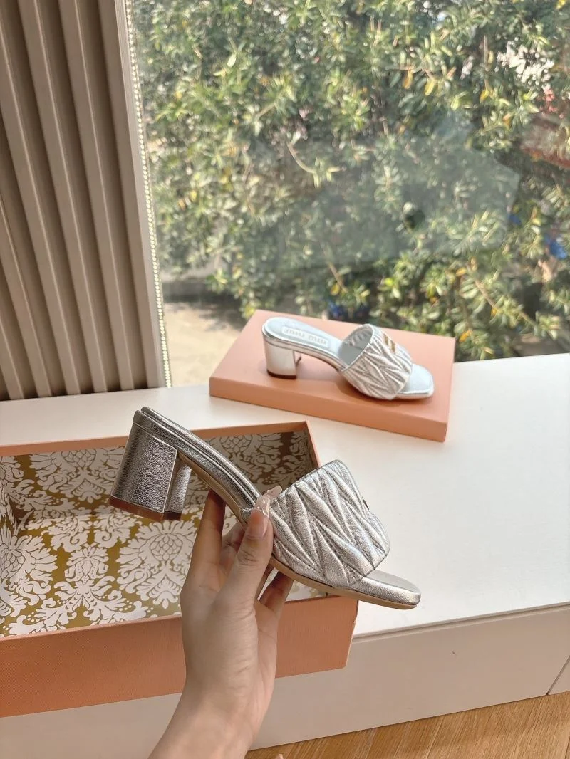 Exact replica Miu Miu Sandals