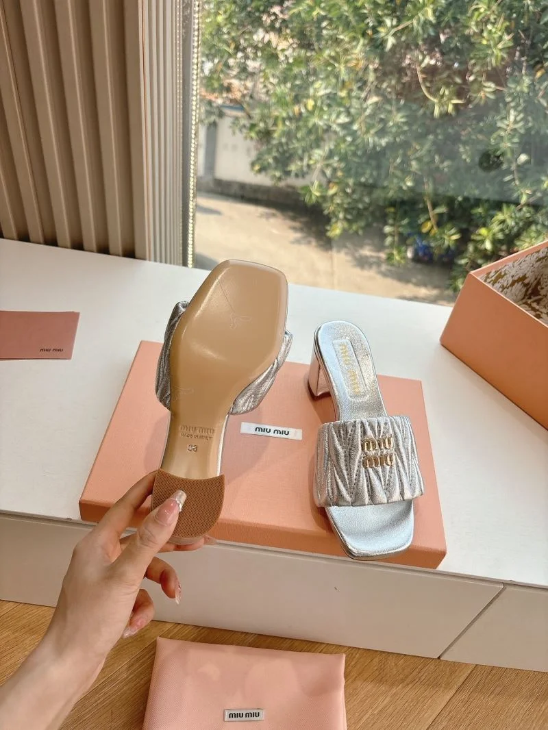 Exact replica Miu Miu Sandals