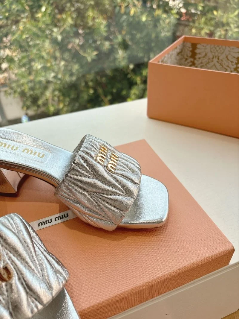 Exact replica Miu Miu Sandals