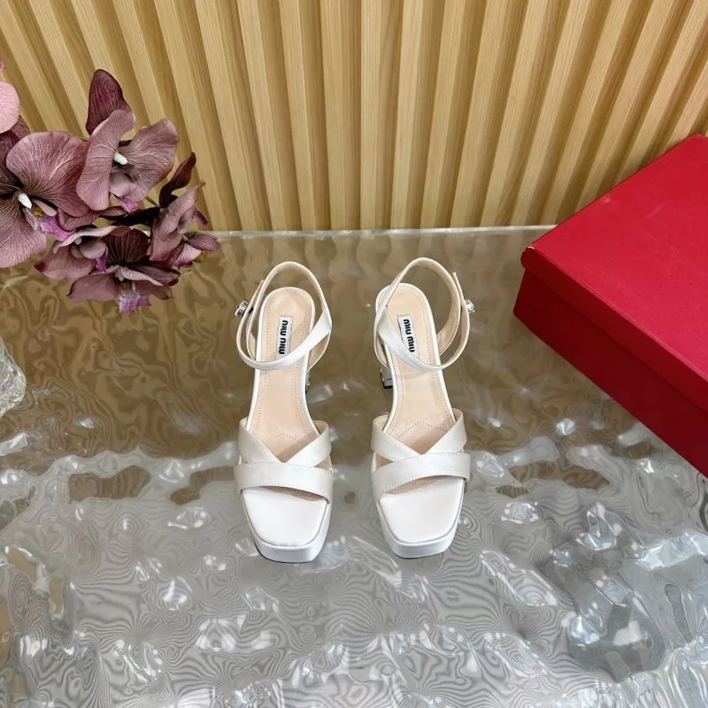 Brand-authenticated Miu Miu Sandals