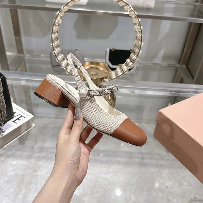 Brand-authenticated Miu Miu Sandals