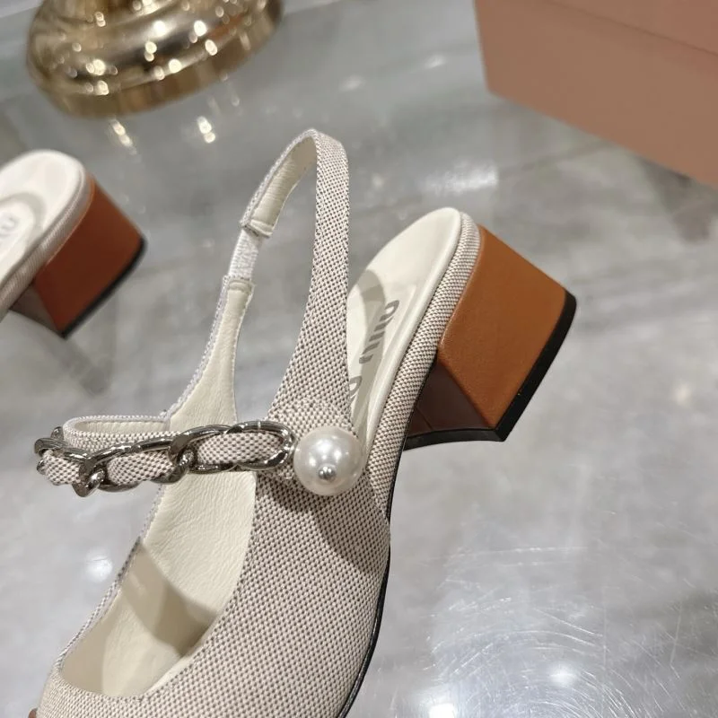 Brand-authenticated Miu Miu Sandals