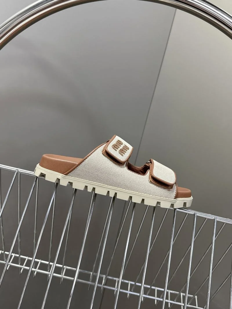 Brand-authenticated Miu Miu Sandals