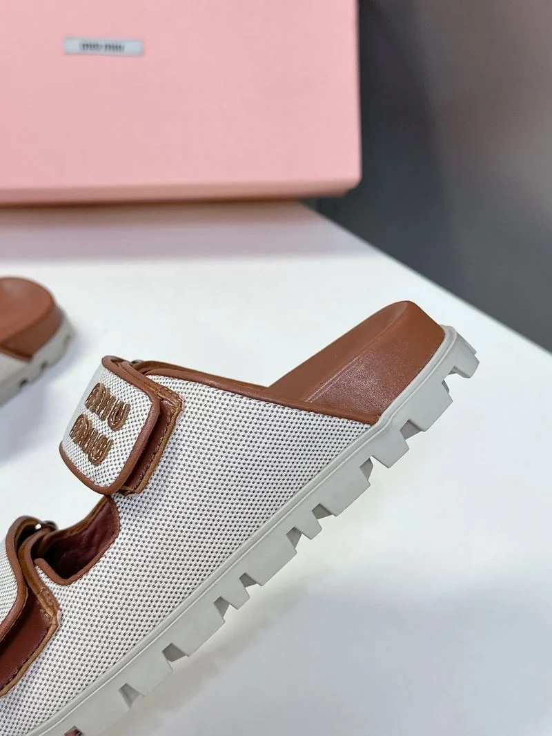 Brand-authenticated Miu Miu Sandals