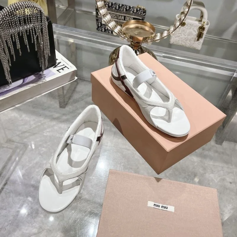 Exact replica Miu Miu Sandals