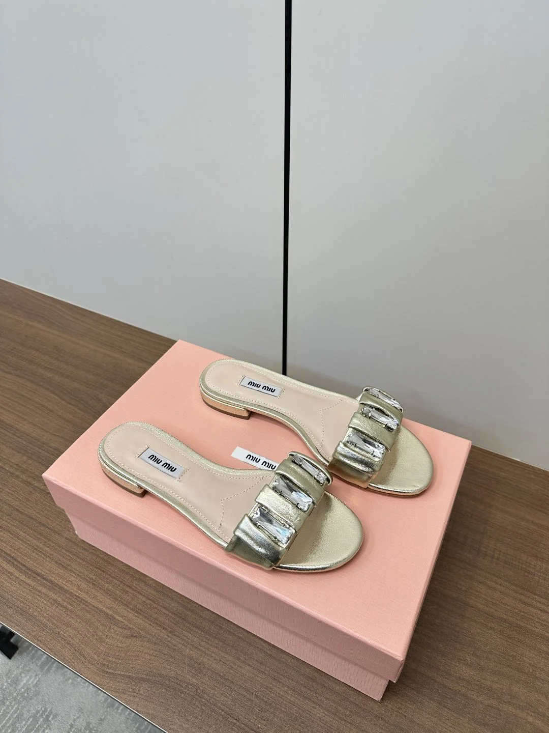 Exact replica Miu Miu Sandals