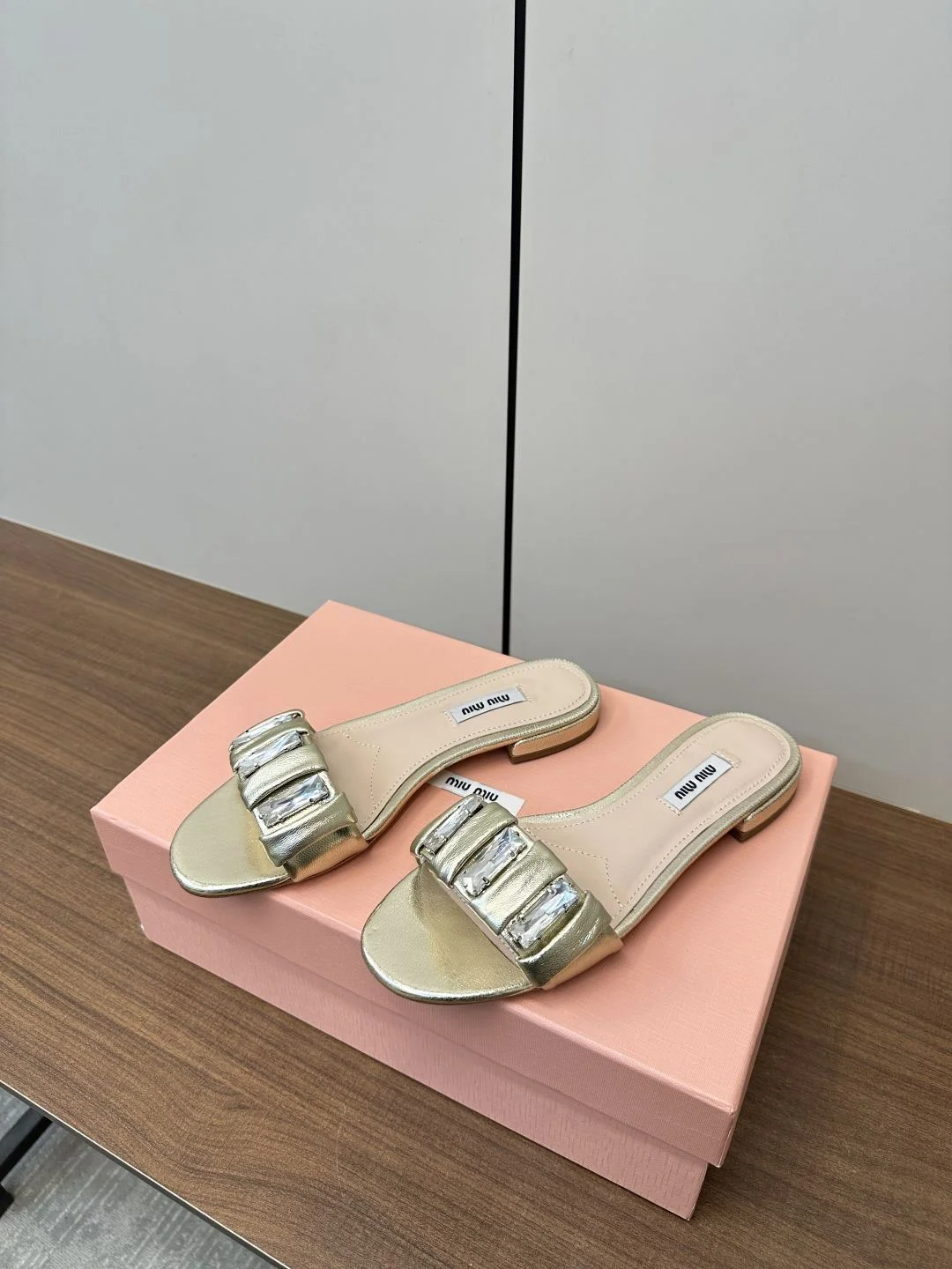 Exact replica Miu Miu Sandals