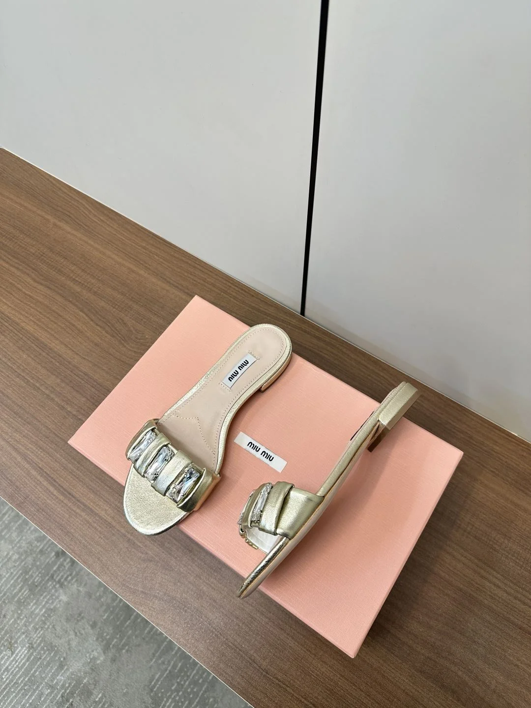 Exact replica Miu Miu Sandals