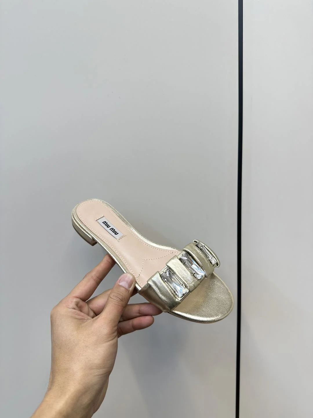 Exact replica Miu Miu Sandals