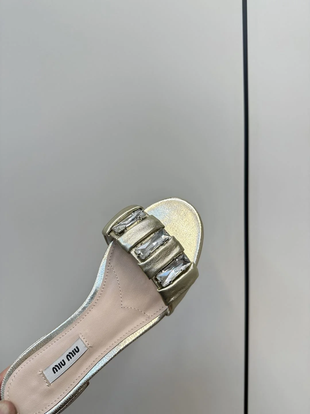 Exact replica Miu Miu Sandals