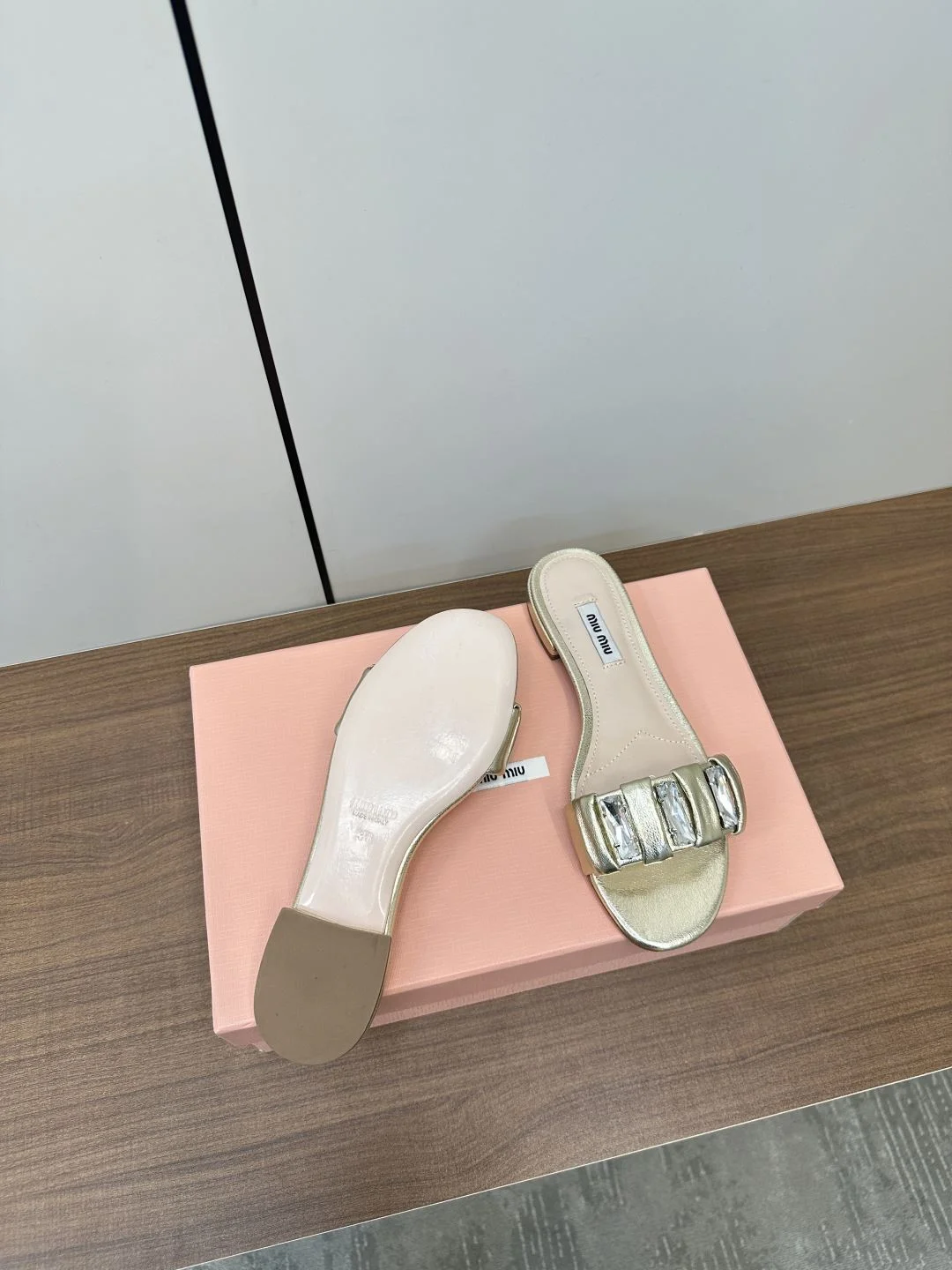 Exact replica Miu Miu Sandals