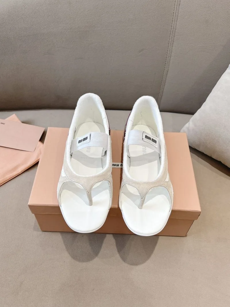 Brand-authenticated Miu Miu Sandals