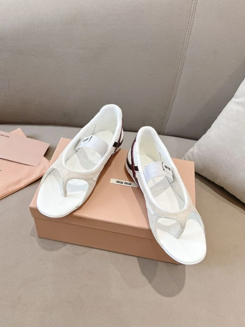 Brand-authenticated Miu Miu Sandals