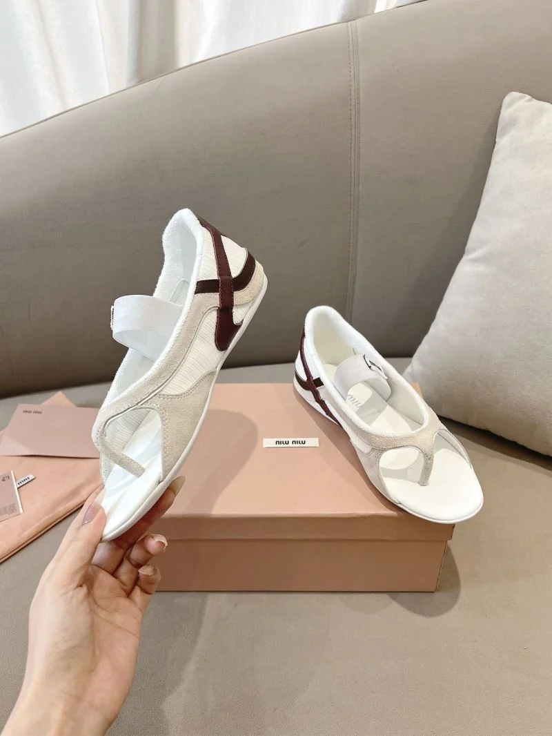 Brand-authenticated Miu Miu Sandals
