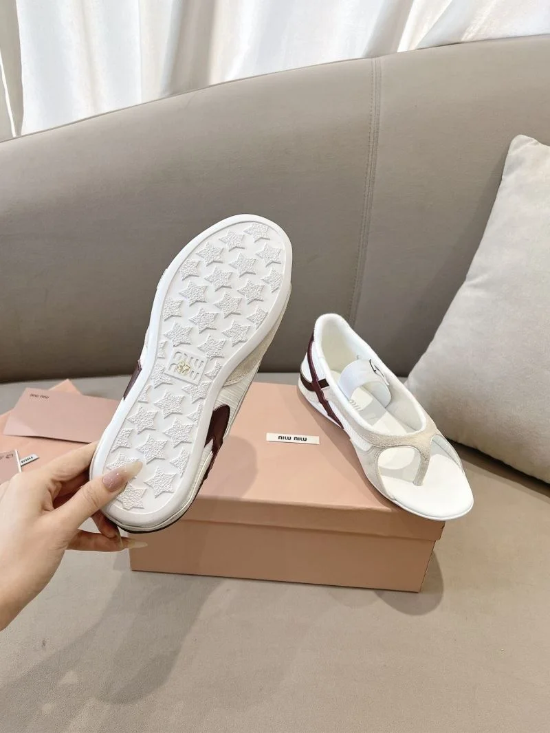 Brand-authenticated Miu Miu Sandals