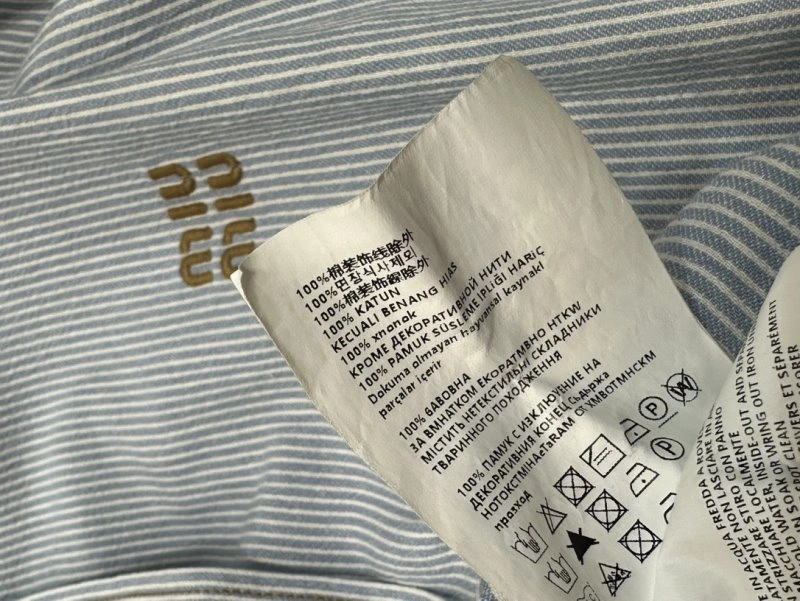Indistinguishable Miu Miu Shirts