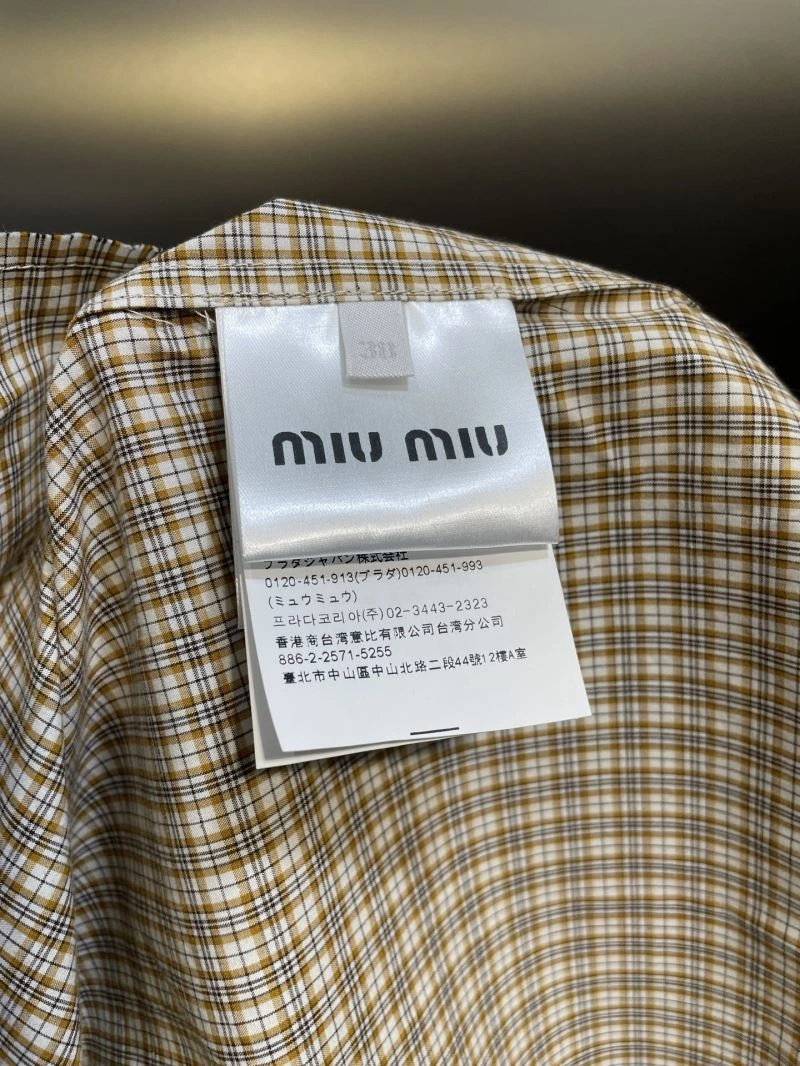 Brand-authenticated Miu Miu Shirts