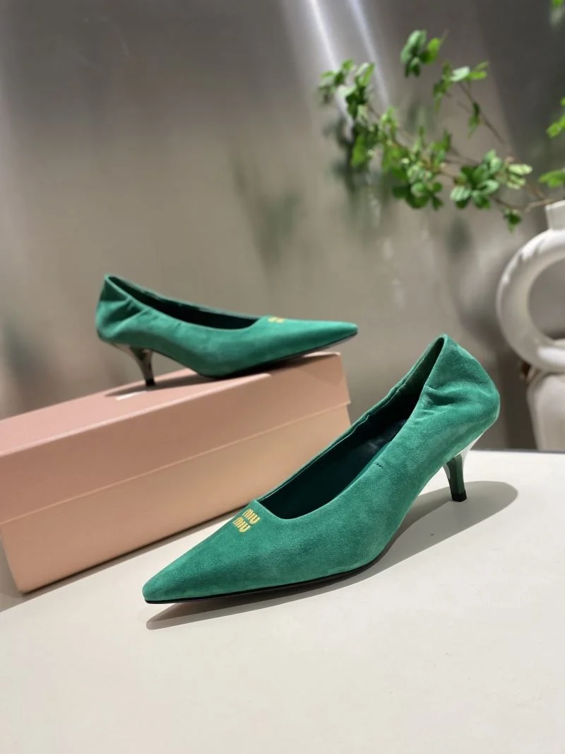 Brand-authenticated Miu Miu Shoes