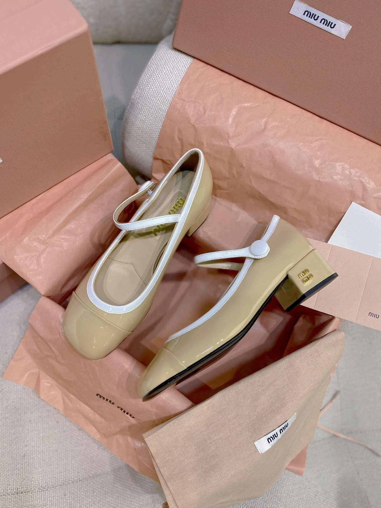 Brand-authenticated Miu Miu Shoes