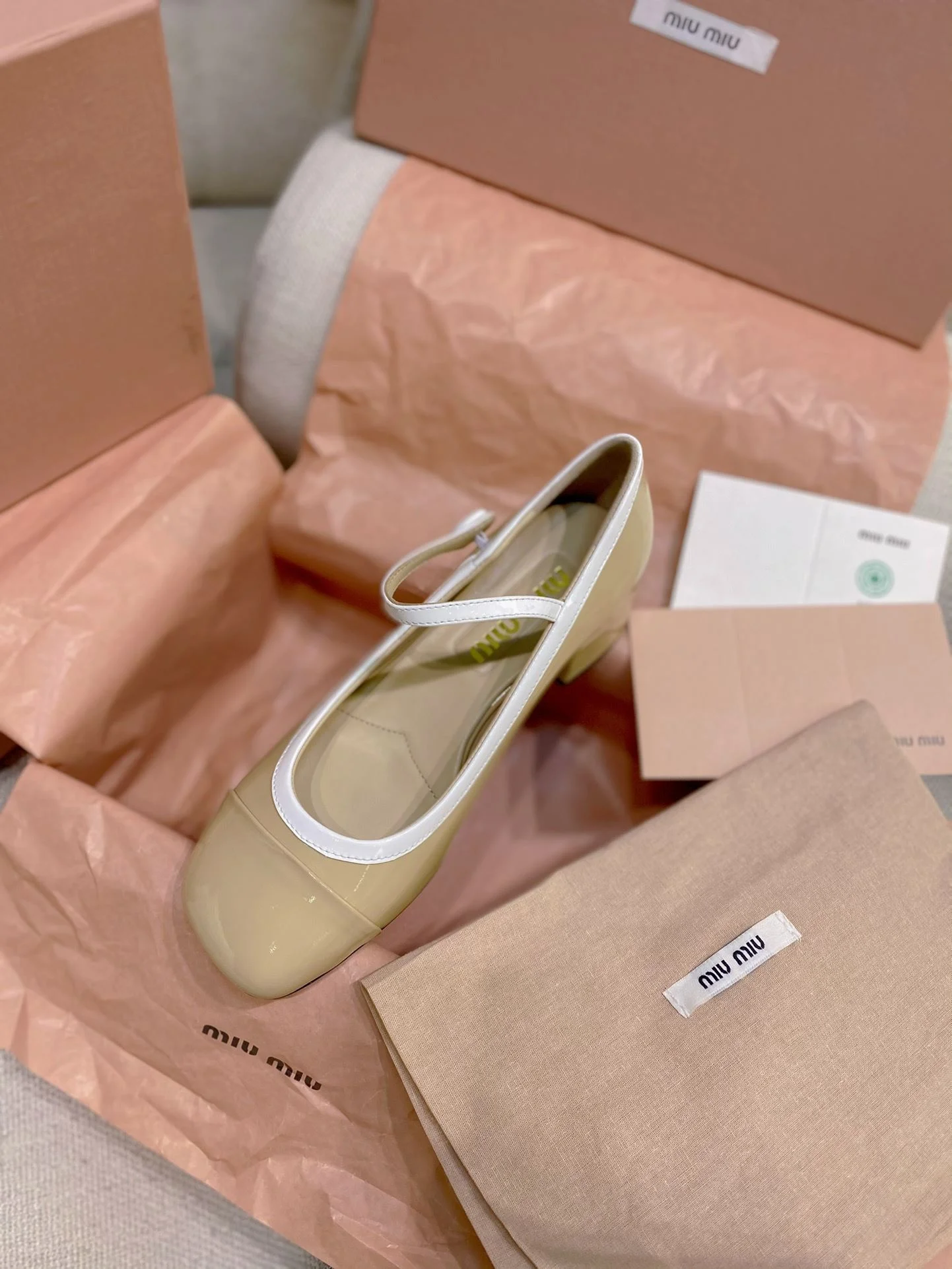 Brand-authenticated Miu Miu Shoes
